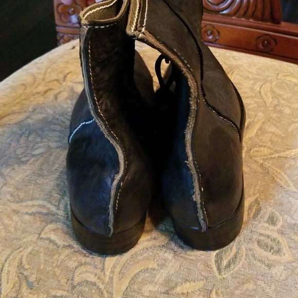 Free People | Shoes | Jim Barnier Low Heel Boot Western Boot | Poshmark